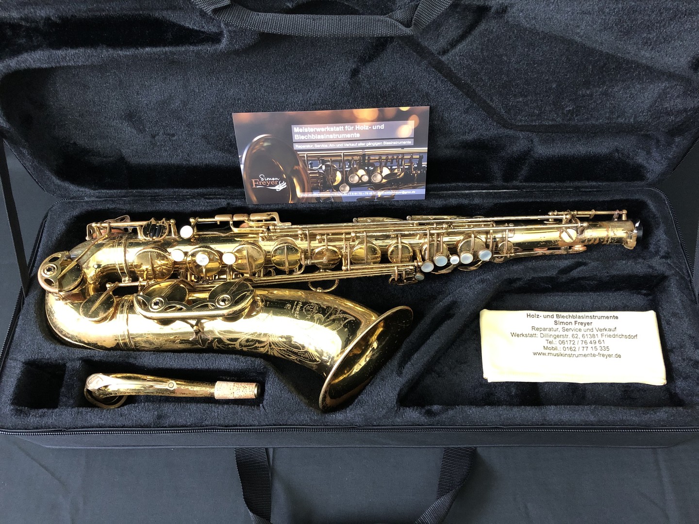 Tenorsaxophon – Holz -u. Blechblasinstrumente Simon Freyer